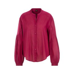BOSS Orange Klassische Bluse »Berday Premium Damenmode« mit Ballonärmeln Open Red 648 40 40 Bluse von BOSS Orange Womenswear