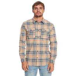 Quiksilver Langarmhemd »Spey Bay« Plaza Taupe Spey Bay M - US-Größen US-Größen M Stoff: Baumwollelastan-Mischgewebe