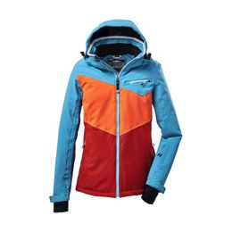 Killtec Skijacke »KSW 268 WMN SKI JCKT« Wasserdichte Skijacke mit abnehmbarer Kapuze und Schneefang feuerrot 44 44 Funktionsjacke mit abzippbarer...