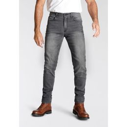 H.I.S. H.I.S Slim-fit-Jeans »FLUSH« schmale Beinform, mit Used-Effekten, niedrige Leibhöhe d. grey 31 - Länge 32 Länge 32 31 Slim-fit-Jeans mit schmaler...