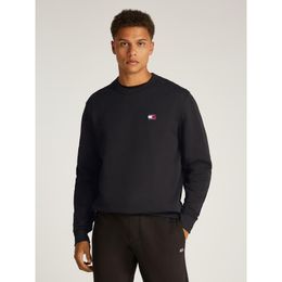 Tommy Jeans Sweatshirt &raquo;TJM REG BADGE CREW EXT&laquo;, Mit Rundhalsausschnitt Black L L L&auml;ssiges Sweatshirt von Tommy Jeans