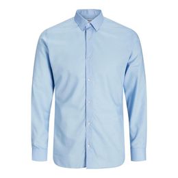 Jack & Jones JACK & JONES Langarmhemd »JJJOE STRUCTURE SHIRT LS AW24« Cashmere Blue XXL - N-Gr N-Gr XXL Businesshemd von Jack & Jones