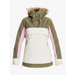 Roxy Snowboardjacke »Shelter« Burnt Olive L L 10K Roxy DryFlight Technologie für bessere...