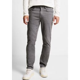 Street One MEN Chinohose mit strukturierter Optik carbon grey 40 - Länge 32 Länge 32 40 Casual Hose von Street One