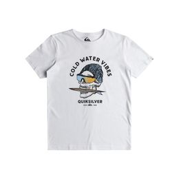 Quiksilver T-Shirt »Qs Skull« White 10 10 Stoff: Baumwoll-Jersey-Stoff [160 g/m2]