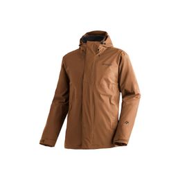 Maier Sports Regenjacke »Metor 3in1 M« Herren Regenjacke, wetterfeste Outdoorjacke, wasserdicht, Reg. Fit rostbraun 54 54 Funktionale 3-in-1-Jacke...