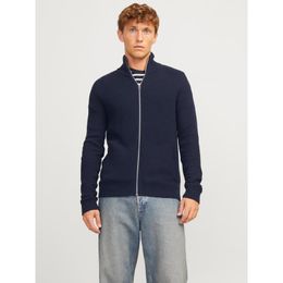 Jack & Jones JACK & JONES Strickjacke »JJPANNEL KNIT ZIP CARDIGAN AW24« Navy Blazer XS XS Gestrickter Cardigan von Jack & Jones