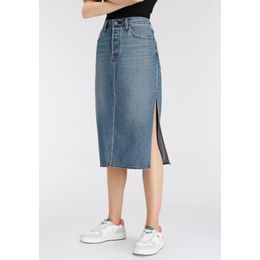 Levi's LEVI'S Cordrock »Side Slit Skirt« MEDIUM INDIGO WORN IN 34 34 Cordrock von Levi's