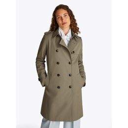 Tommy Hilfiger Damen Trenchcoat &raquo;COTTON DB SLIM FIT TRENCH&laquo; mit den typischen Trenchdetails braun 44