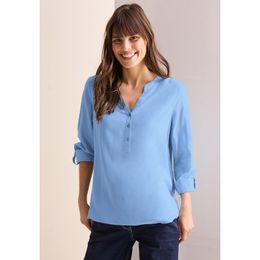 Cecil Langarmbluse mit Turn-Up &Auml;rmeln fresh light blue L (42) L (42) Bluse von Cecil