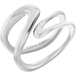 Calvin Klein Fingerring »CK STATEMENT LINKS« edelstahlfarben 56 CK Schmuck - Damenring