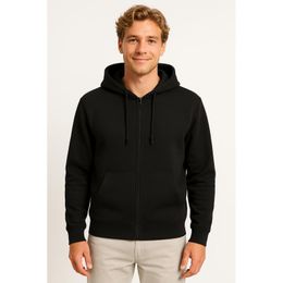 Only & Sons ONLY & SONS Kapuzensweatshirt »ONSCHASE REG ZIP HOOD OTL« Black S S Sweater von Only & Sons