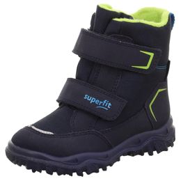 Superfit Winterstiefel »HUSKY WMS: Mittel« Snowboots mit wärmendem Textilfutter, Größenschablone zum Download dunkelblau-hellgrün 25 25 Cooler...