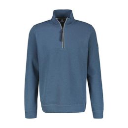 Lerros Sweatshirt mit Reißverschlusskragen crispy blue XL XL Troyer von Lerros