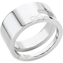 Calvin Klein Fingerring »GEOMETRIC ESSENTIALS« edelstahlfarben 58 CK Schmuck - Damenring