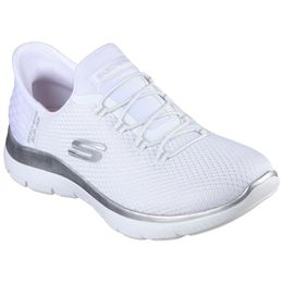 Skechers Damen Slip-On Sneaker &raquo;SUMMITS-DIAMOND DREAM&laquo; Schlupfschuh, Freizeitschuh mit praktischer Slip-Ins Funktion wei&szlig; 43