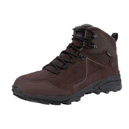 Wanderschuh Jack Wolfskin "SUNSET HIKE TEXAPORE MID", Herren, Gr. 46, braun, Leder, Textil, Schuhe Wanderschuh, wasserdicht, Trekkingschuh