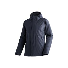 Maier Sports Regenjacke »Metor 3in1 M« warme Herren Jacke mit Kapuze, Winterjacke wasserdicht atmungsaktiv dunkelblau 52 52 Funktionale...