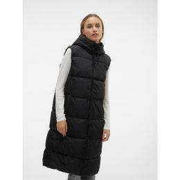 Véro Moda VERO MODA Steppweste »VMLIGAANE WAISTCOAT NOOS« Black L L Lange Pufferweste von Vero Moda