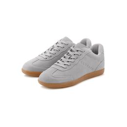 ELBSAND Sneaker »Freizeitschuh, Schnürschuh« Retro Sneaker, Lederschuh, Schnürhalbschuh aus Leder Unisex hellgrau 38 38 Modischer Sneaker aus...