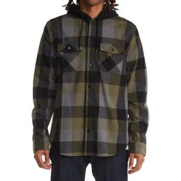 DC Shoes Langarmhemd »Ruckus Ed« grün XL - US-Größen US-Größen XL Stoff: Flanellstoff aus Baumwolle [260 g/m2]