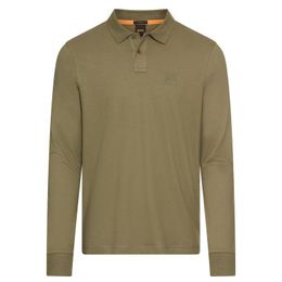 BOSS Orange Poloshirt »Passerby« mit BOSS-Logobadge Open Green342 M M Poloshirt von BOSS Orange Menswear