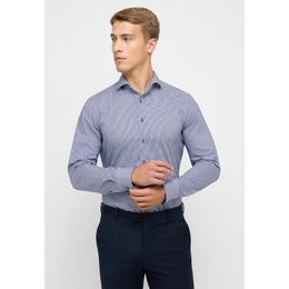 Eterna Langarmhemd »SLIM FIT« NON IRON (bügelfrei) dunkelblau 41 - Extra verlängerter Arm Extra verlängerter Arm 41 Passform laut Hersteller: Slim Fit