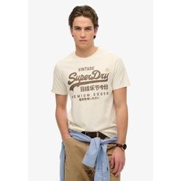 Superdry Rundhalsshirt »VL WORKWEAR RELAXED TEE« Riff White XXL XXL Bedrucktes Shirt von Superdry