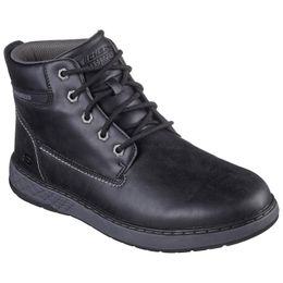 Skechers Schnürboots »GARLAN«, Schnürstiefel, Boots mit dämpfender Sohlentechnologie schwarz 48,5 48,5 Lässige Schnürboots von Skechers mit...