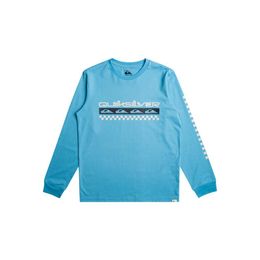 Quiksilver Langarmshirt »Omni Check Turn« Azure Blue 14 14 Material: Rippstrick-Material aus Baumwolle...