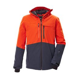 Killtec Skijacke »KSW 280 MN SKI JCKT« Wasserdichte Herrenjacke mit Schneefang, atmungsaktiv und PFAS-frei dunkelorange M M Winddichte Herren...