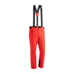 Maier Sports Skihose »Anton slim« Herren Schneehose mit Hosenträgern, wind/wasserdicht, Slim Fit neonrot 27 - Kurzgrößen Kurzgrößen 27 Wattierte,...