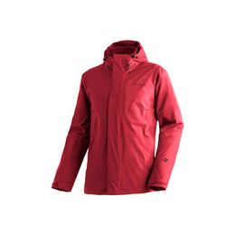 Maier Sports Regenjacke »Metor 3in1 M« Herren Regenjacke, wetterfeste Outdoorjacke, wasserdicht, Reg. Fit rot 24 24 Funktionale 3-in-1-Jacke für...