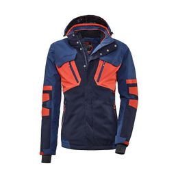 Killtec Skijacke »Savognin MN Ski JCKT A« dunkelblau M M Funktionsjacke mit abzippbarer Kapuze und Schneefang