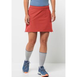 Skort Jack Wolfskin "HIKING ALPINE SKORT W", Damen, Gr. 38, rot (vibrant, rot), 1. OBERSTOFF: 87% POLYESTER, 13% ELASTHAN; 2. OBERSTOFF: 100% POLYESTER; 1.LINING: 100% POLYESTER, Röcke