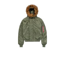 Alpha Industries Winterjacke »Men - Cold Weather Jackets N-2B Heritage« sage-green XL XL Flight Nylon Stoff
