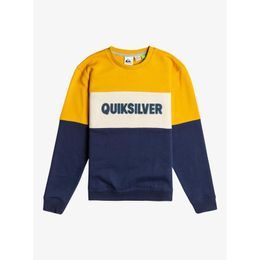Quiksilver Sweatshirt »School Again« Mustard 10 10 Umweltfreundliches Material: Mischgewebe...