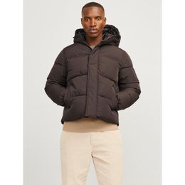 Jack & Jones JACK & JONES Steppjacke »JJEBRADLEY PUFFER HOOD SN« mit Kapuze Mulch M M Moderne Jacke von Jack & Jones