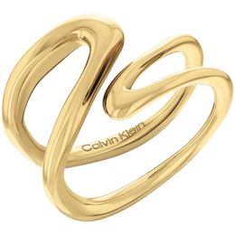 Calvin Klein Fingerring &raquo;CK STATEMENT LINKS&laquo; gelbgoldfarben 58 CK Schmuck - Damenring