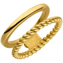 PURELEI Fingerring &raquo;Schmuck Geschenke Mau Ring&laquo; gelbgoldfarben 64 Der Mau Ring darf in Deinem Schmuckk&auml;stchen nicht fehlen - das Design des Rings...