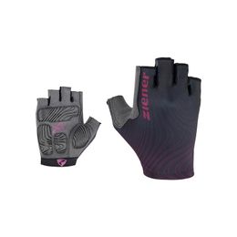 Ziener Fahrradhandschuhe »CLEM-Z« black.light plum 8 8 sportiver, leichter Handschuh ohne Klettverschluss