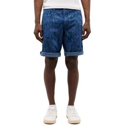Mustang Shorts »Herren Style Amsterdam« 12592 Aop Art Palm Blue 35 35 Lässige Shorts