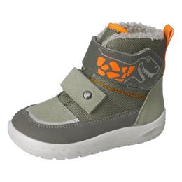 Ricosta Winterstiefel &raquo;Yutu WMS: weit&laquo; Klettstiefel, Snowboots, Kindergartenschuh mit Warmfutter eukalyptus-orange Dino 24 24 Wasserdichte...