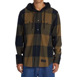 DC Shoes Langarmhemd »Ruckus« Capers/ Black Plaid XXL - US-Größen US-Größen XXL Stoff: Baumwollflanell am Körper