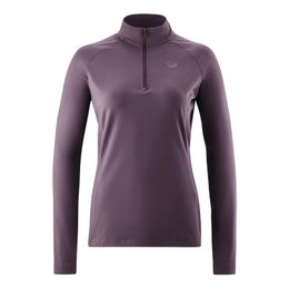Gonso Radtrikot &raquo;Essential Jersey Longsleeve W&laquo; Damen Fahrradtrikot langarm, Midlayer Trikot aubergine 44 44 K&ouml;rpernahe Passform