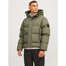 Jack & Jones JACK & JONES Steppjacke »JCOALPHA PUFFER SN« mit Kapuze Dusty Olive M M Moderne Jacke von Jack & Jones
