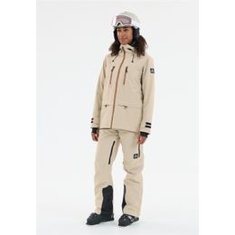Skijacke WHISTLER "Takoda", Damen, Gr. 40, beige, 100% Polyester, unifarben, normal, ohne Ausschnitt, Jacken Skijacke, mit einer wasserabweisenden Beschichtung