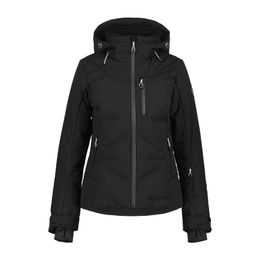Skijacke Icepeak "Icepeak FLOVILLA", Damen, Gr. 50, basic schwarz, Obermaterial: 100% Polyester. Futter: 100% Polyester. Wattierung: 100% Polyester, Jacken
