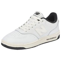 Sneaker New Balance "BB80", Damen, Gr. 36, wei&szlig; (wei&szlig;, sea salt, schwarz), Leder, Textil, mehrfarbig, Schuhe Sneaker, von dem New Balance 550 inspiriert