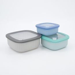 3-teiliges graues Lunchbox-Set